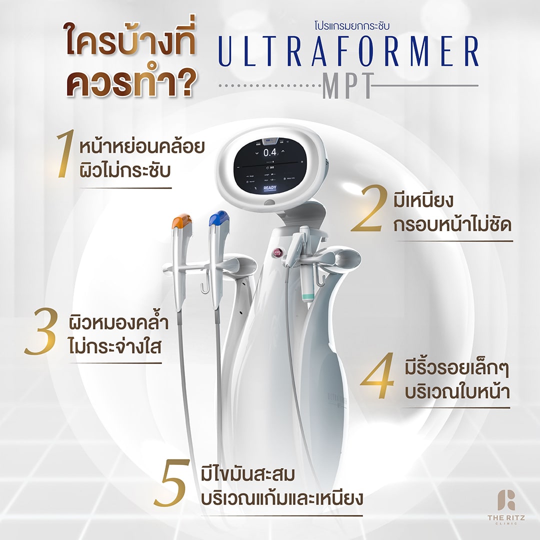 Ultraformer MPT คืออะไร ราคาเท่าไหร่ แก้ปัญหาจุดไหนได้บ้าง?